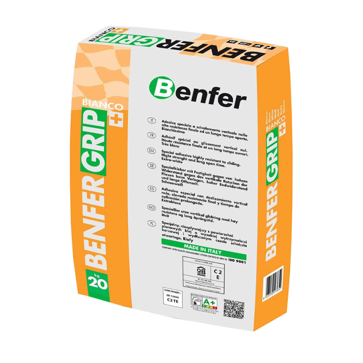 BenferGrip+ White Tile Adhesive 20kg – Tiles and Bathrooms Online