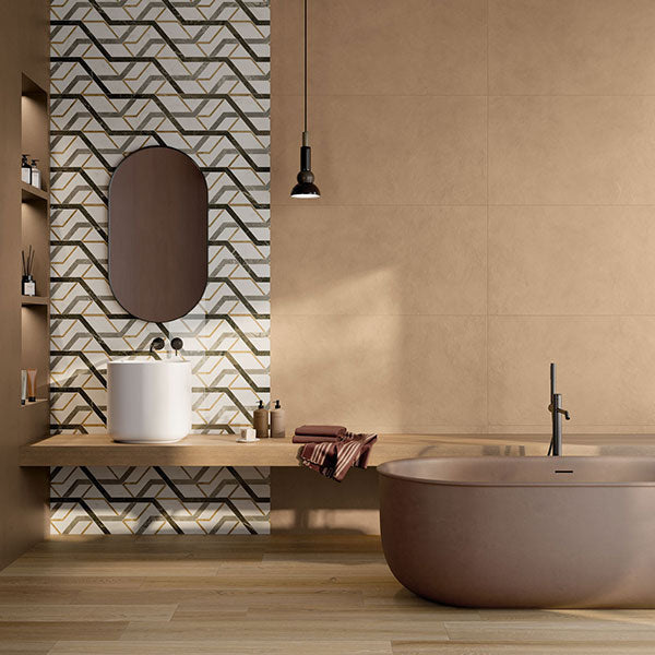 Alterego Mou 60x120 cm – Taupe Wall & Floor Tile – Tiles and Bathrooms ...