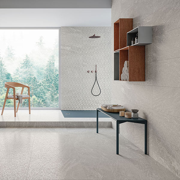 Azulev Slate Stone Grey Tile 100 x 100cm – Tiles and Bathrooms Online