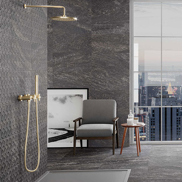 Azulev Slate Stone Match Anthracite Tile 30 x 60cm – Tiles and ...