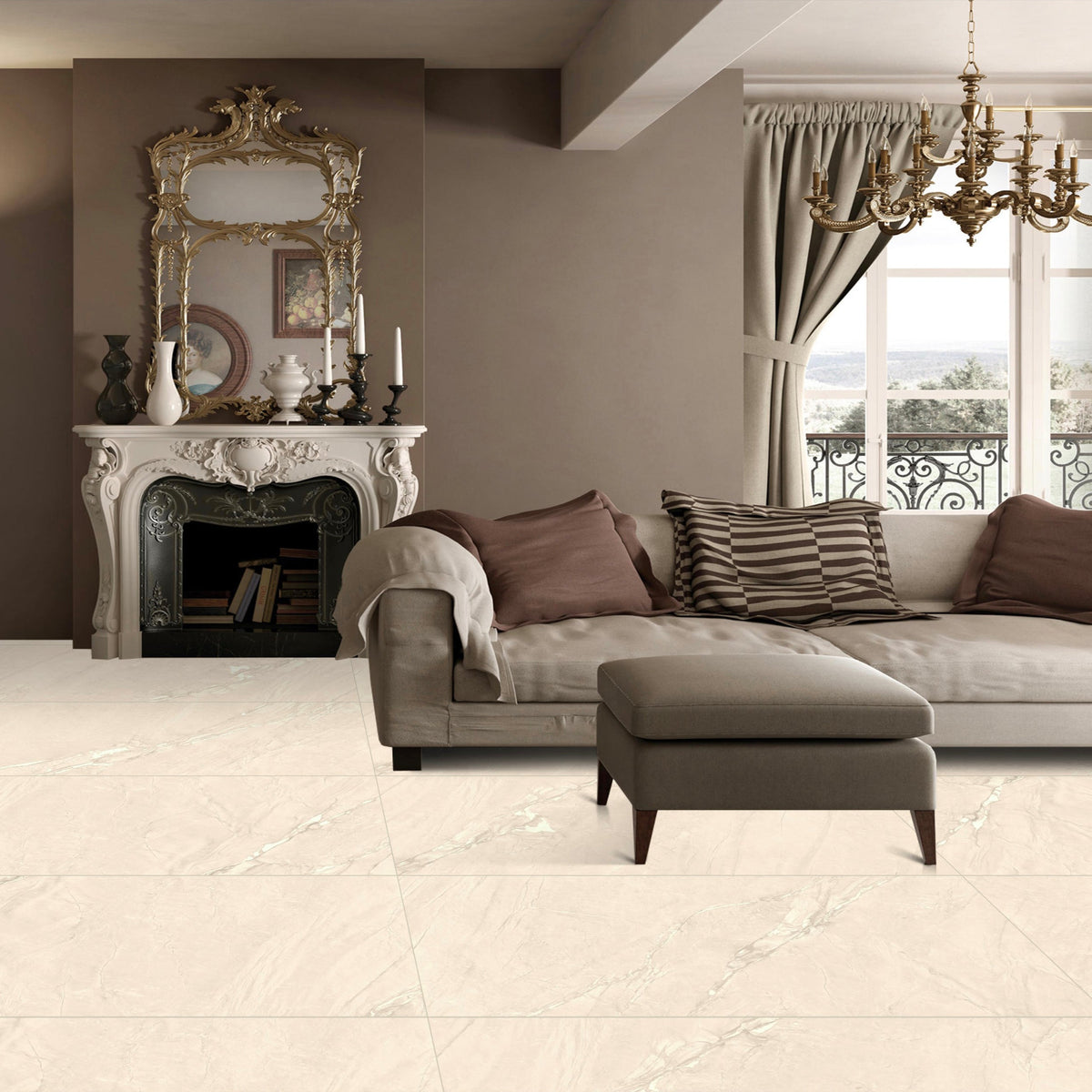 Bellini Beige Rectified Matt Tile 60 x 120cm – Tiles and Bathrooms Online