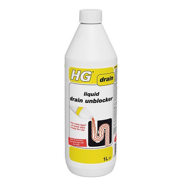 HG Drain Unblocker 1Ltr – Tiles and Bathrooms Online