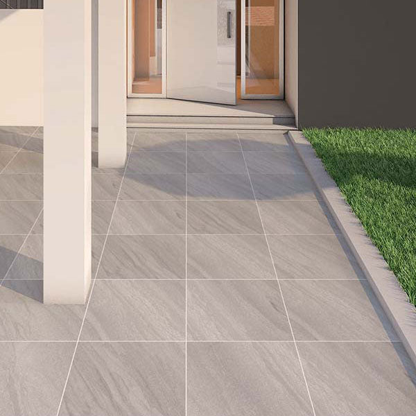 Laguna Grey Rectified Outdoor Tile 60 x 60cm – Tiles and Bathrooms Online