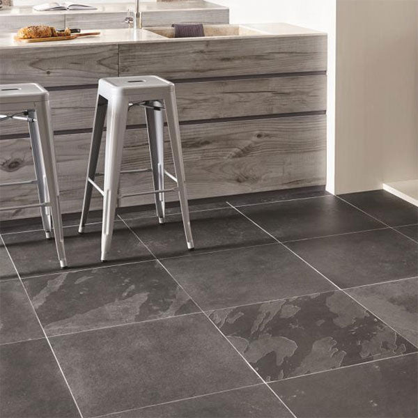 Graphite Black Natural Slate Tile by Original Style – Tiles and ...