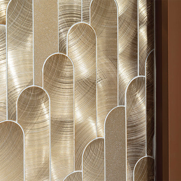 100363494 Porcelanosa Digit Gold Mosaic 24.7 x 27.7cm – Tiles and ...