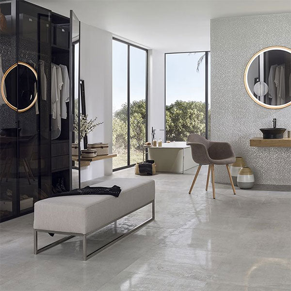 Porcelanosa 100190724 Metropolitan Silver Tile 59.6 x 59.6cm – Tiles ...