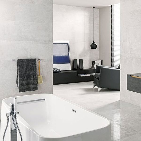 Porcelanosa 100190818 Metropolitan Silver XL Tile 45 x 120cm – Tiles ...