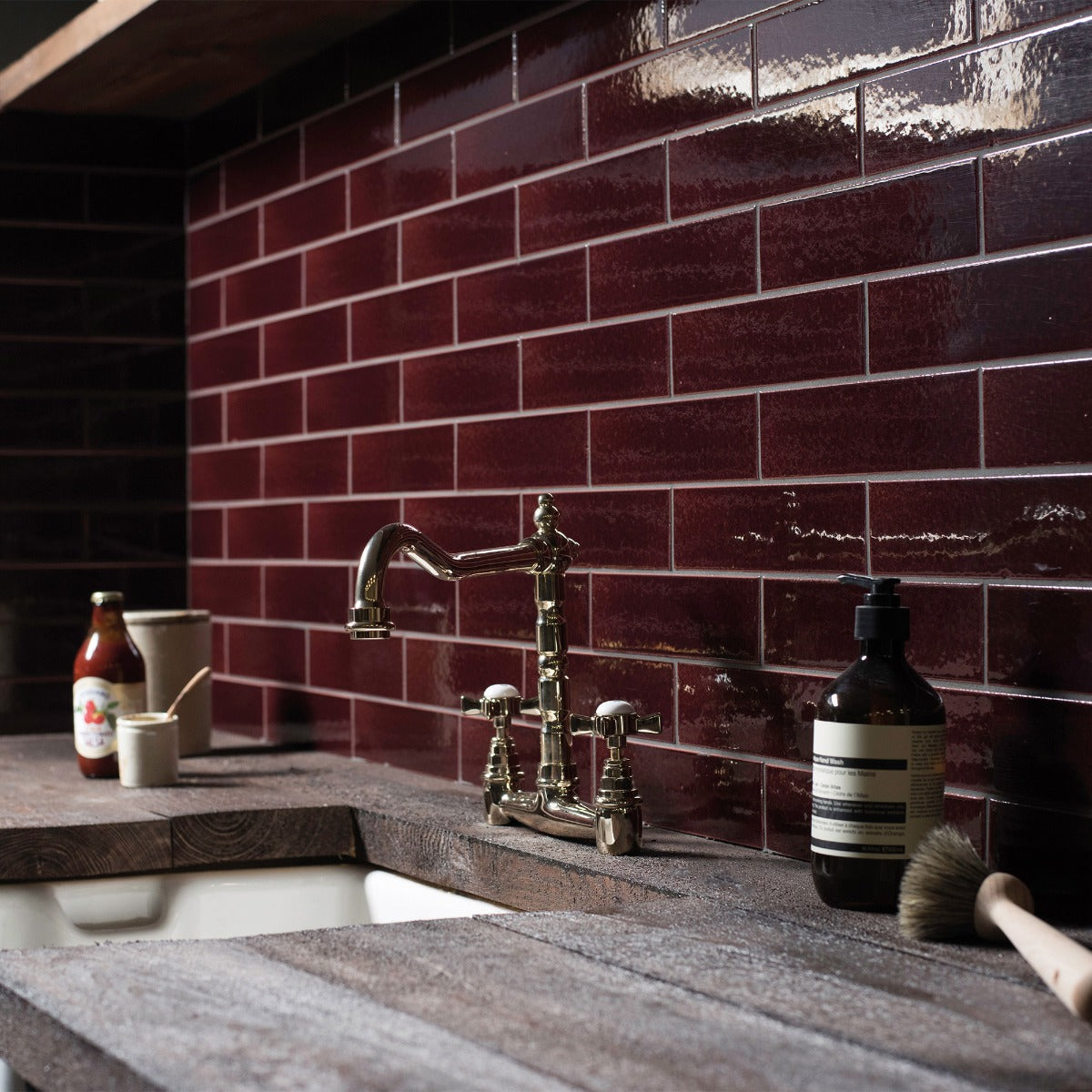 Winchester Elements Tor Brick Tile 24 x 6cm – Tiles and Bathrooms Online